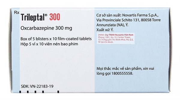 Trileptal 300mg: Công dụng & Liều lượng sử dụng