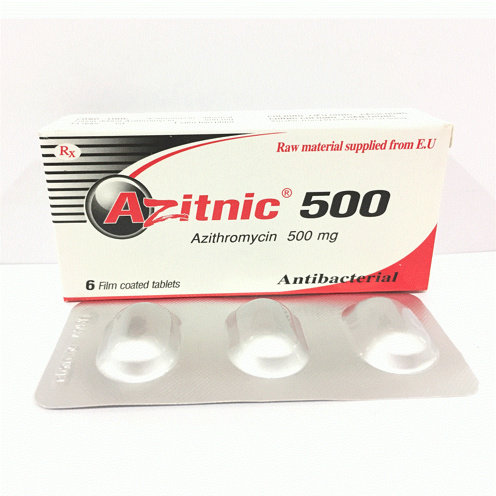 Azitnic 500: Điều trị nhiễm khuẩn hô hấp, da, đường tiết niệu