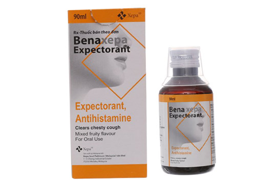 Thuốc Bena Expectorant®: Tác dụng, liều dùng và cách bảo quản thuốc