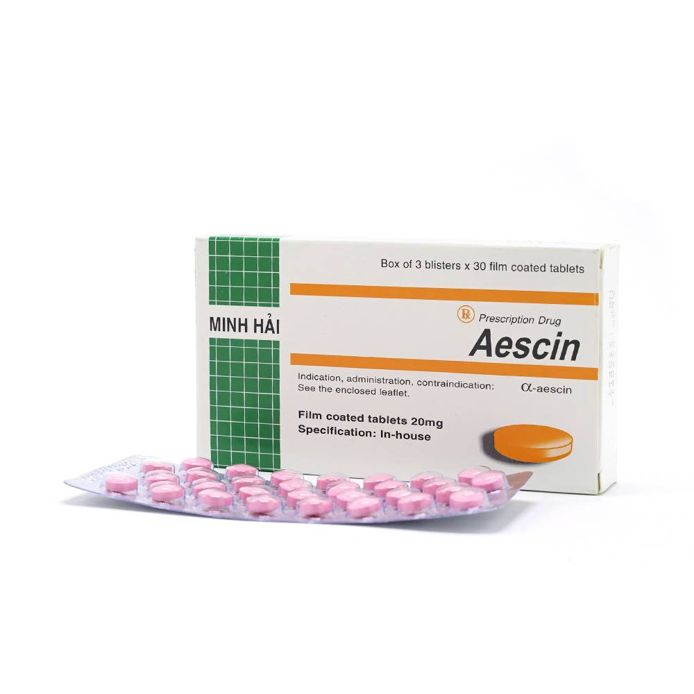 Aescin: Tác dụng, cách dùng & tác dụng phụ review từ A-Z