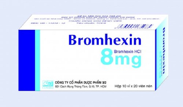 Thuốc Bromhexin 8mg- tác dụng cách dùng từ A-Z