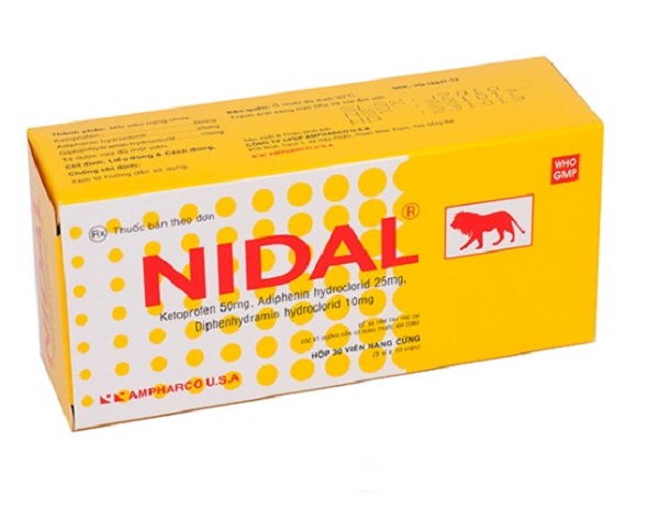 Nidal: Công dụng & Liều lượng điều trị bệnh phù hợp